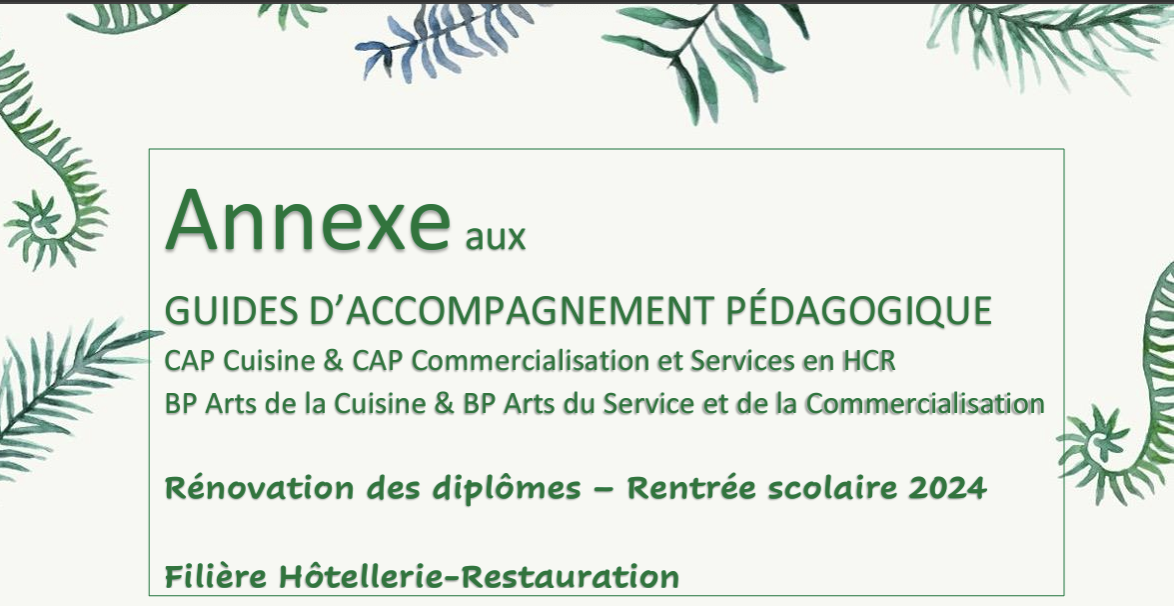 Centre national de ressources Hôtellerie-Restauration - Comprendre ...